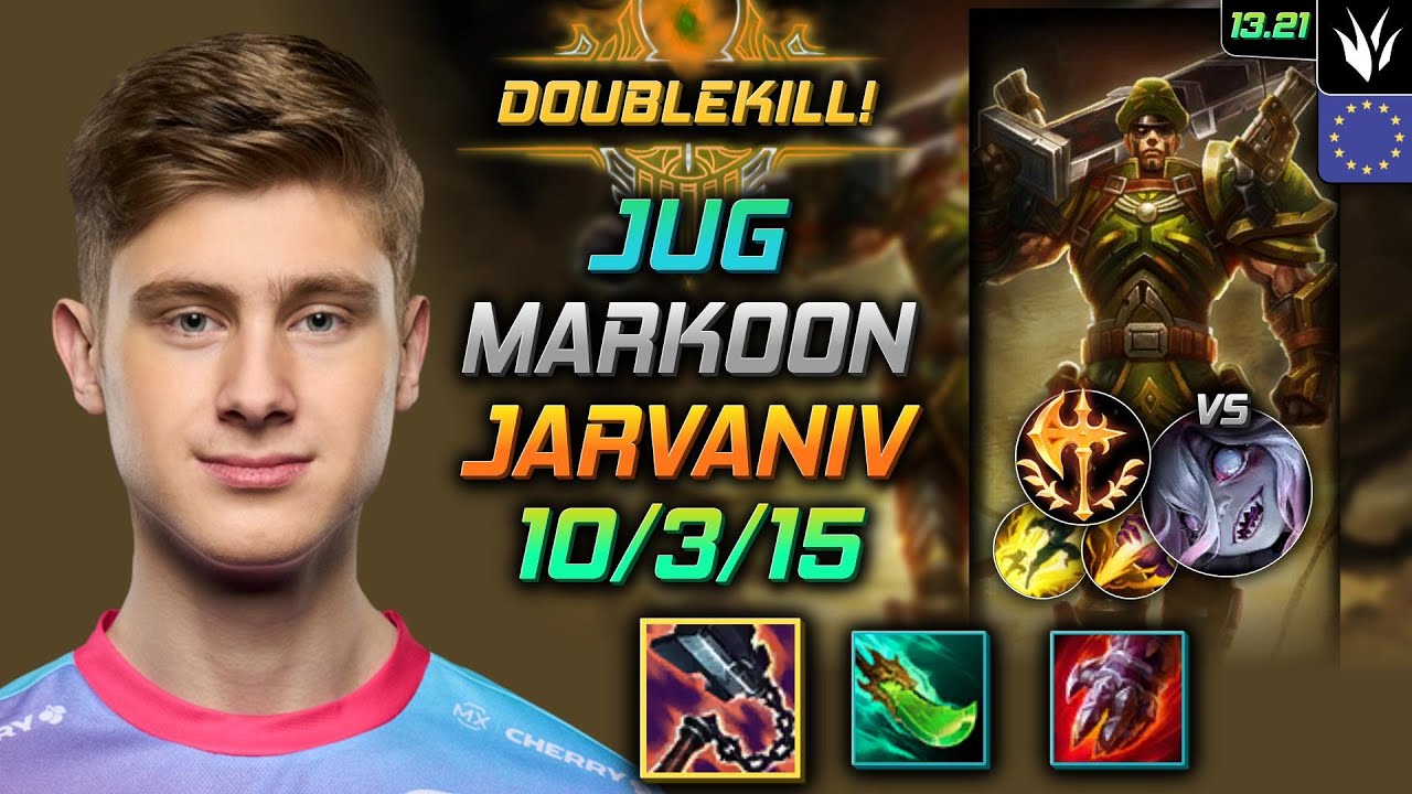 Jarvan IV Jungle Build Markoon Goredrinker Conqueror - LOL EUW ...