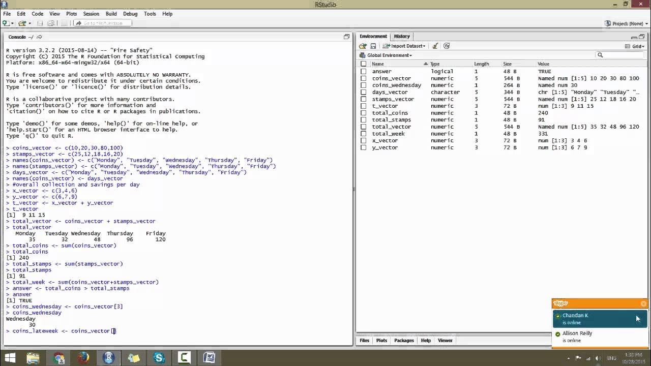 R Programming Tutorial 3 - Vectors - YouTube
