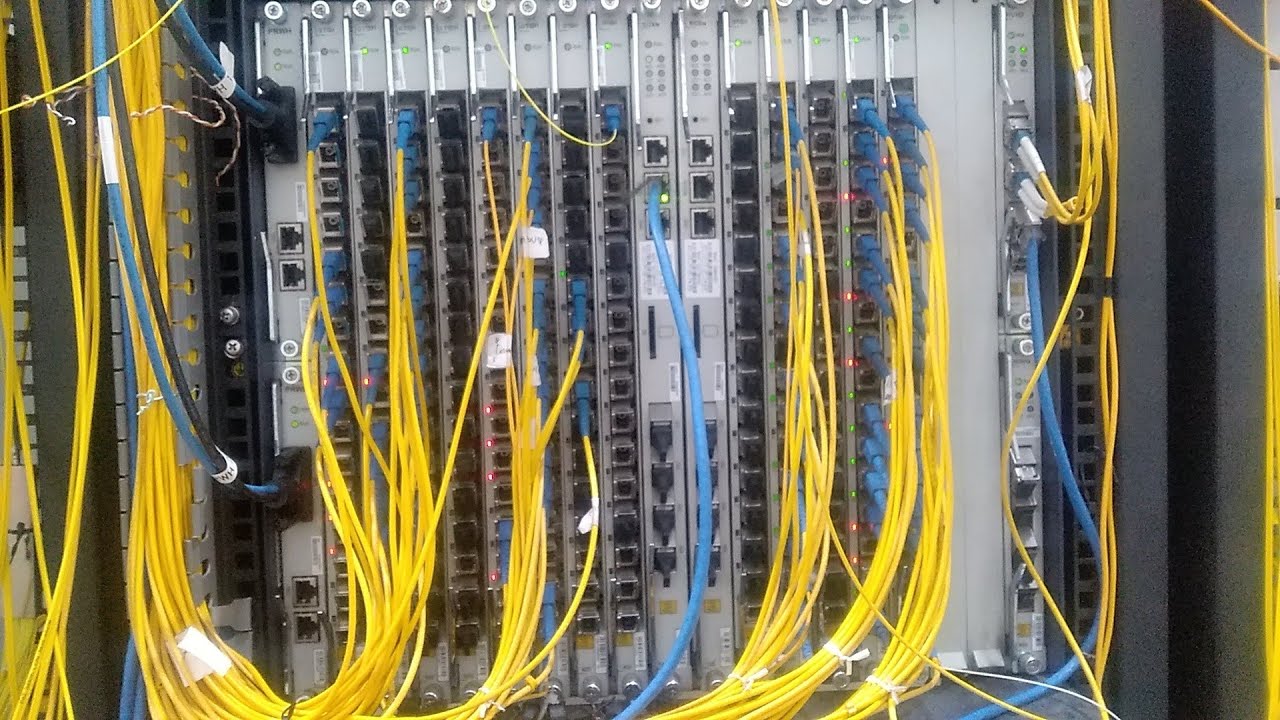 OLT internet setelah running // olt dan otb internet - YouTube