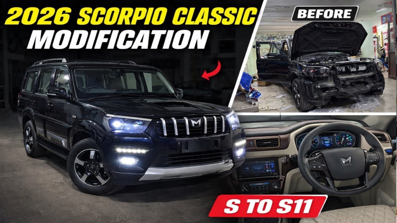 2026 SCORPIO CLASSIC BASE TO TOP MODIFICATION WITH PRICE SCORPIO S TO ...