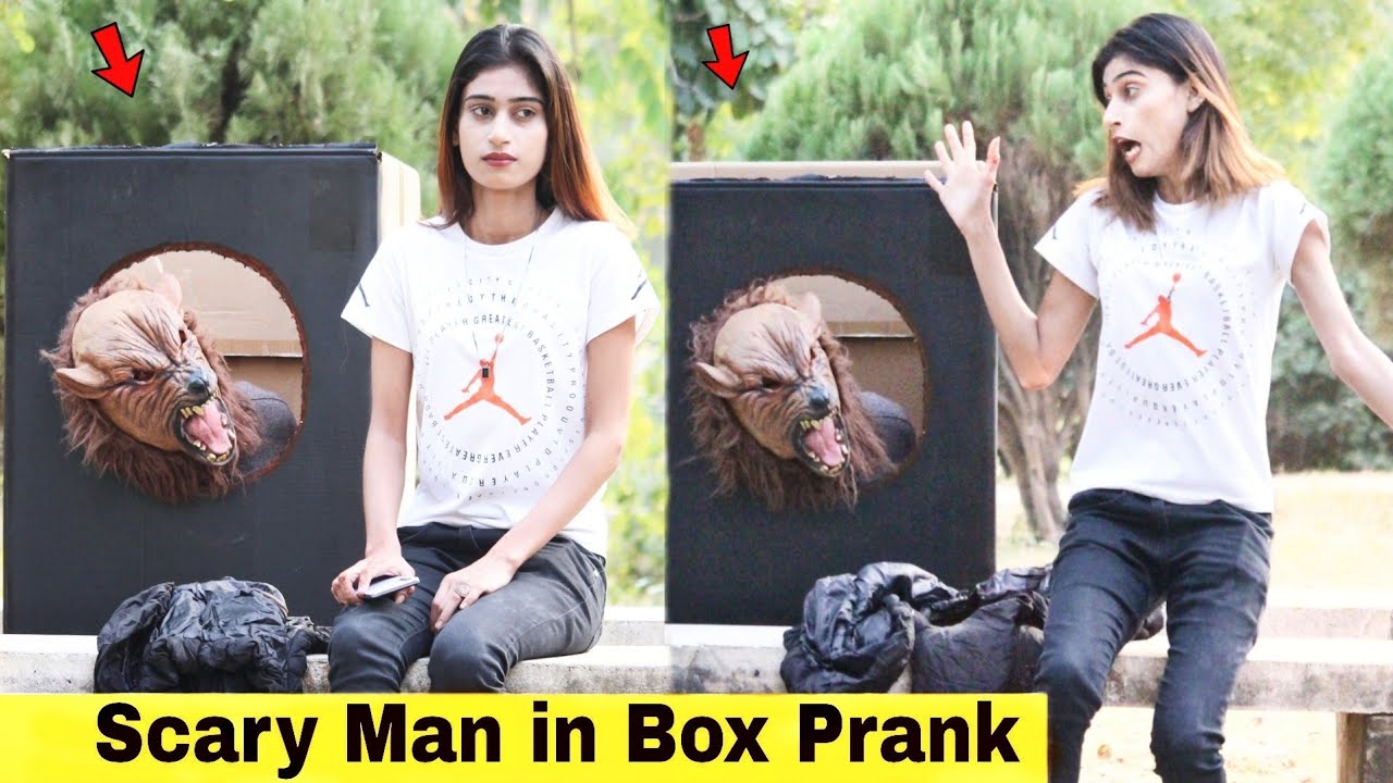 Scary Man in Box Prank | @HitPranks - YouTube