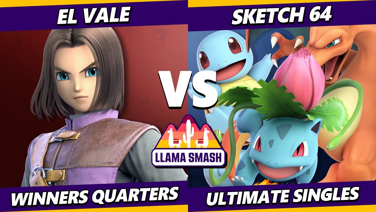 LLAMA 5 - EL VALE (Hero) Vs. Sketch 64 (Pokemon Trainer, Mii Gunner ...
