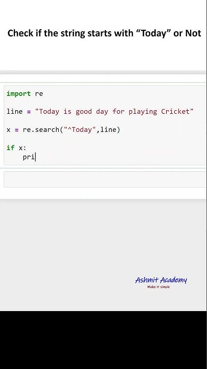 To find word in the given string using regular expression in python ( python for beginners ...