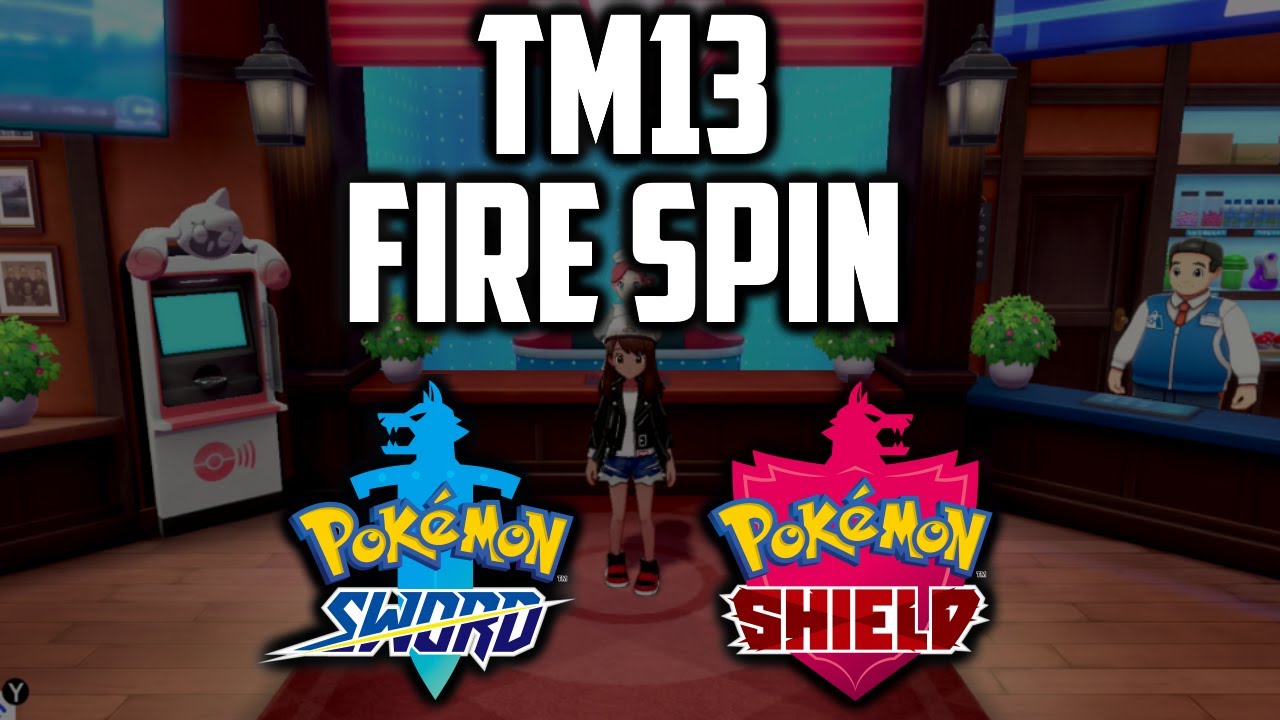 Where to Find TM13 Fire Spin in Pokemon Sword & Shield - YouTube