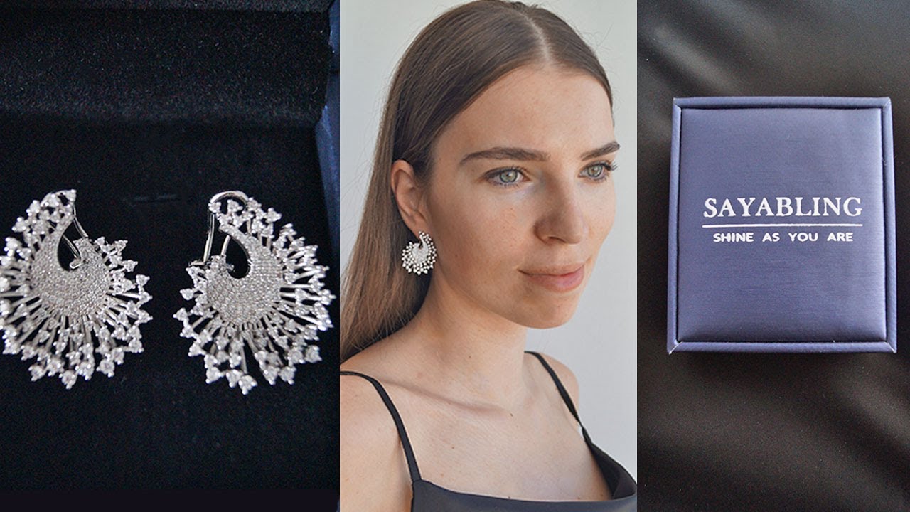 Sayabling Jewelry Review+ Easy Holiday Hairstyle - YouTube