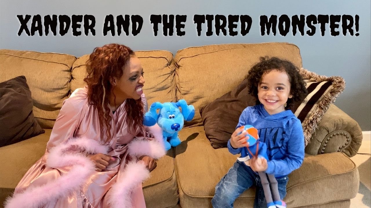 Xander and the Tired Monster | Kid Monster Video - YouTube