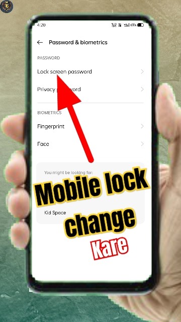 Mobile ka lock kaise badle | Mobile ka password kaise change kare | How ...