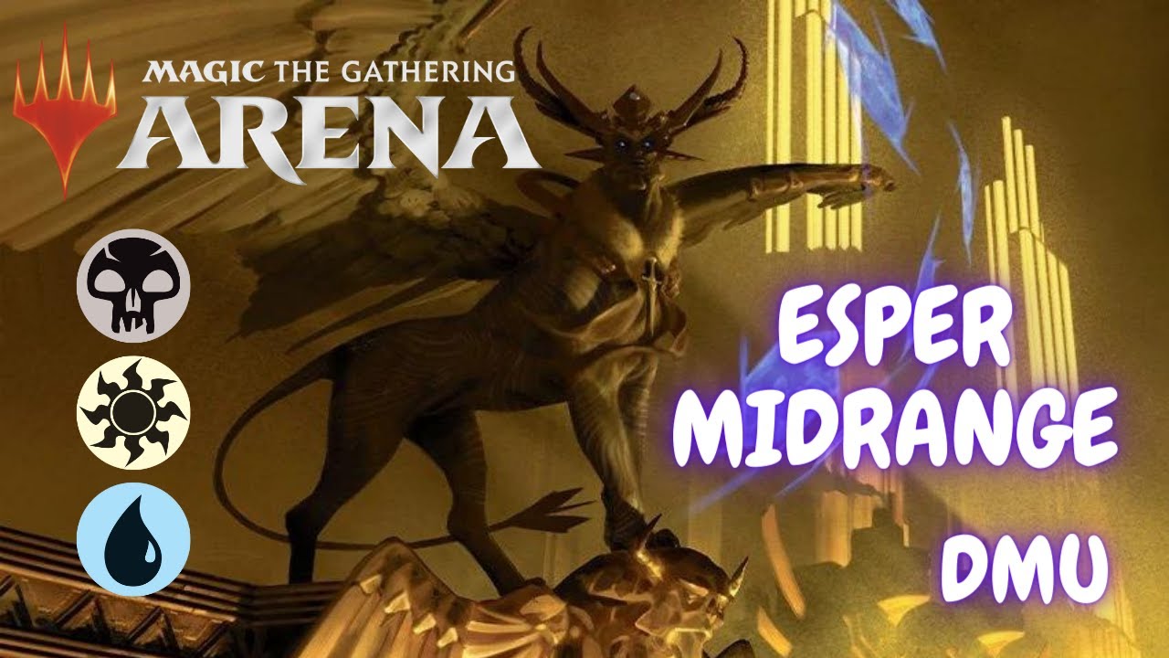 DMU / Колода Эспер мидрейндж / Esper midrange deck. MTG arena / мета ...