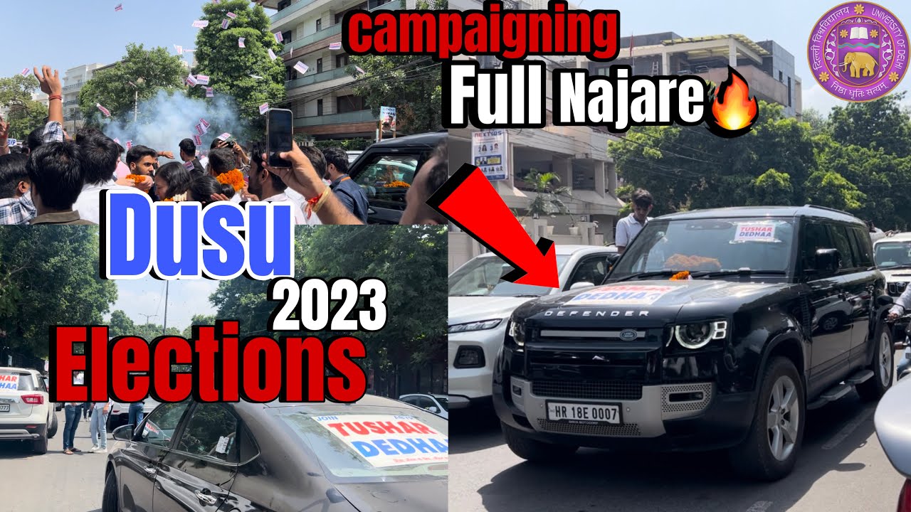 Delhi University Elections Full Najare 🔥 | DUSU Elections 2023 - YouTube