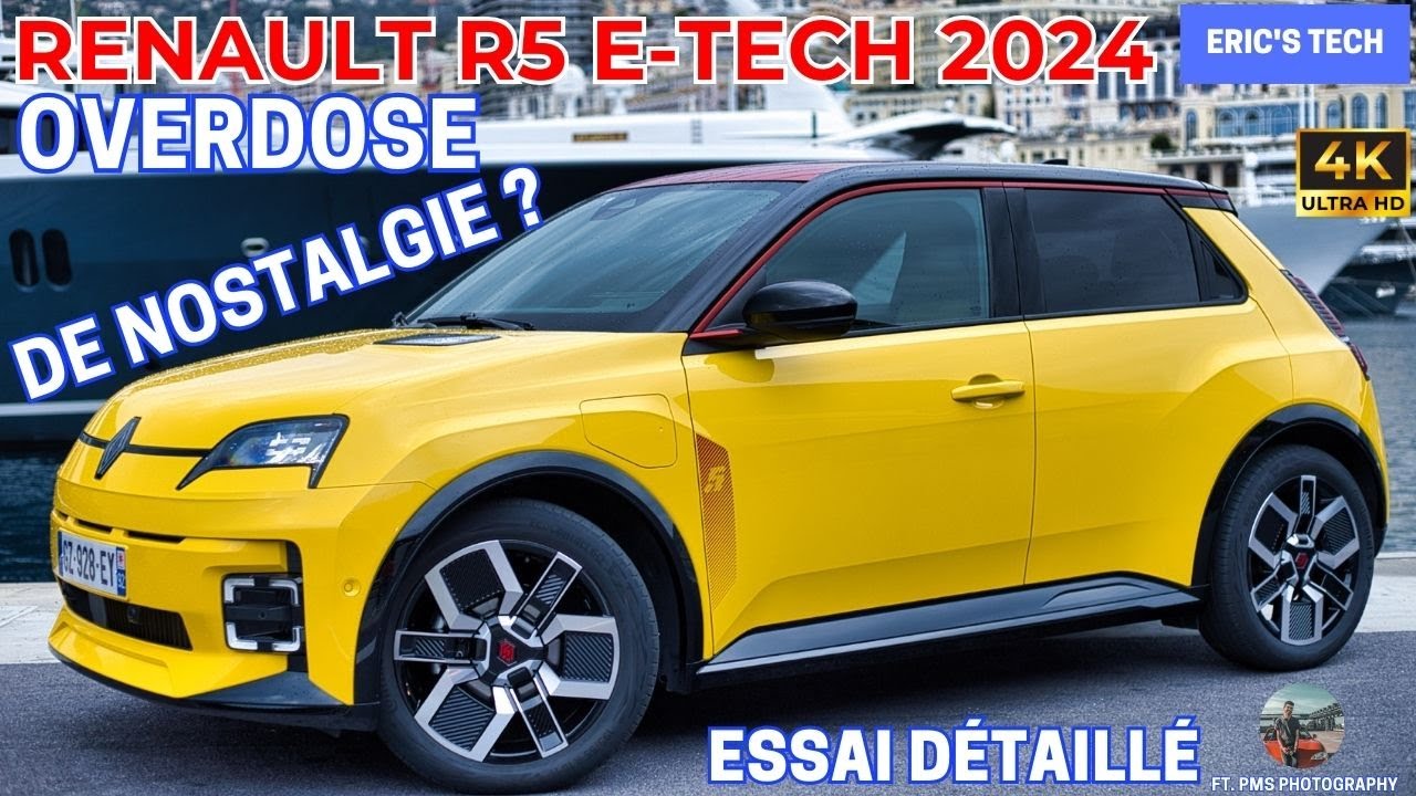 Renault R5 e-tech full electric 150ch Iconic 5 - Voiture de l'année ...