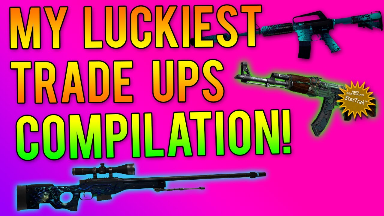 CS GO - My Luckiest Trade Ups Compilation! - YouTube