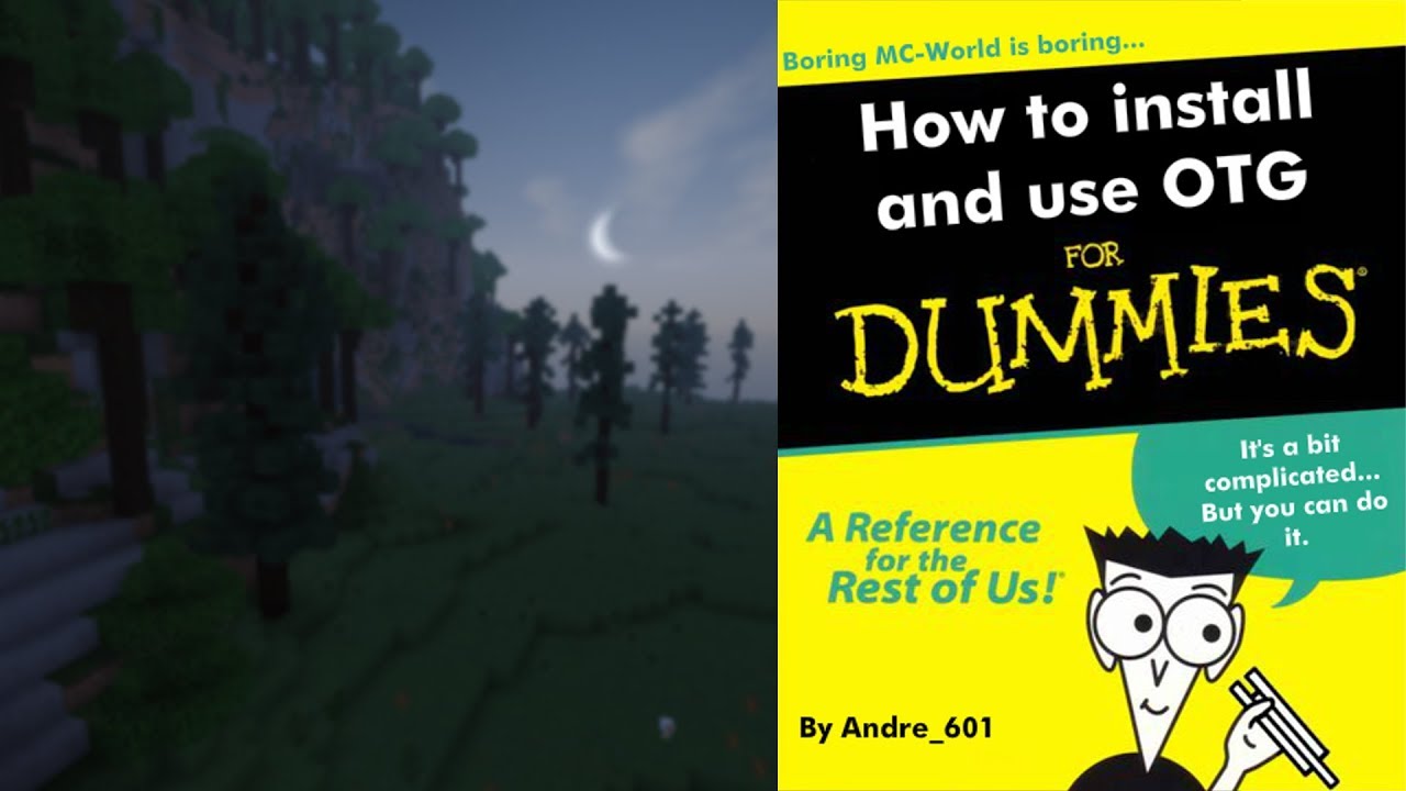 How to install and use OpenTerrainGenerator [Dummie-Edition] - YouTube
