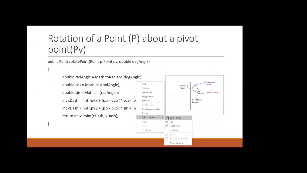 Rotation Rotation of a Point and Pivot Point Rotation Transformation ...