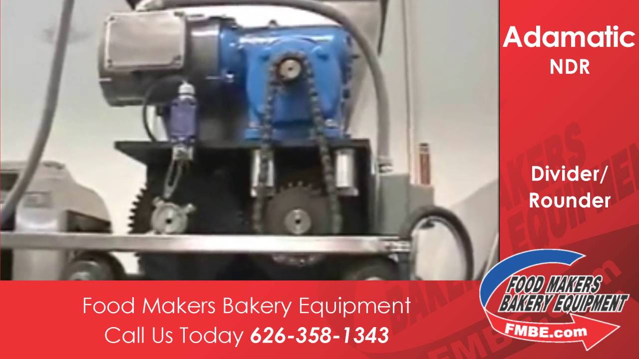 Adamatic NDR Divider Rounder | Food Makers Bakery Equip - YouTube