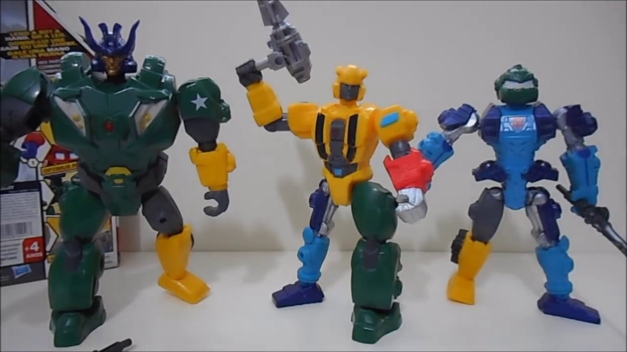Transformers Hero Mashers Bumblebee, BulkHead, Autobot Drift ninja ...