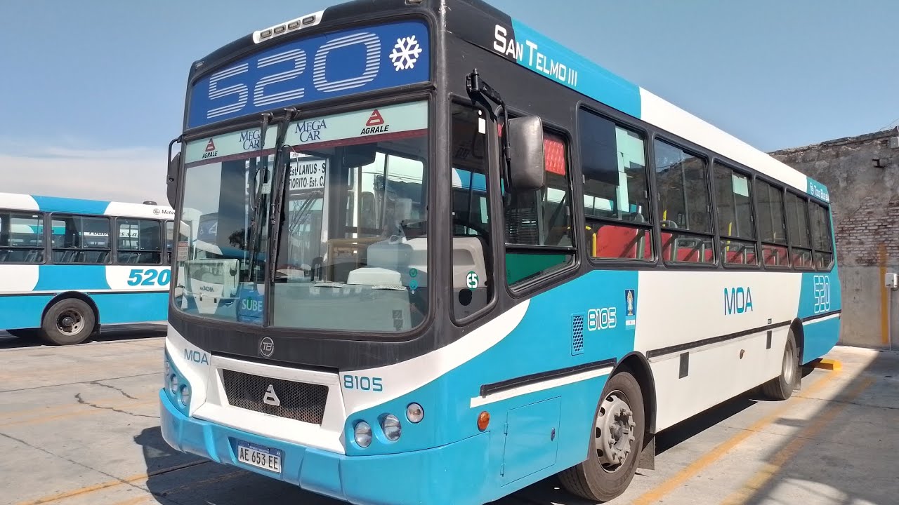 🌟 Todo Bus San Telmo 3 AgraleMA15 Linea 520 Interno 8105 🌟 - YouTube