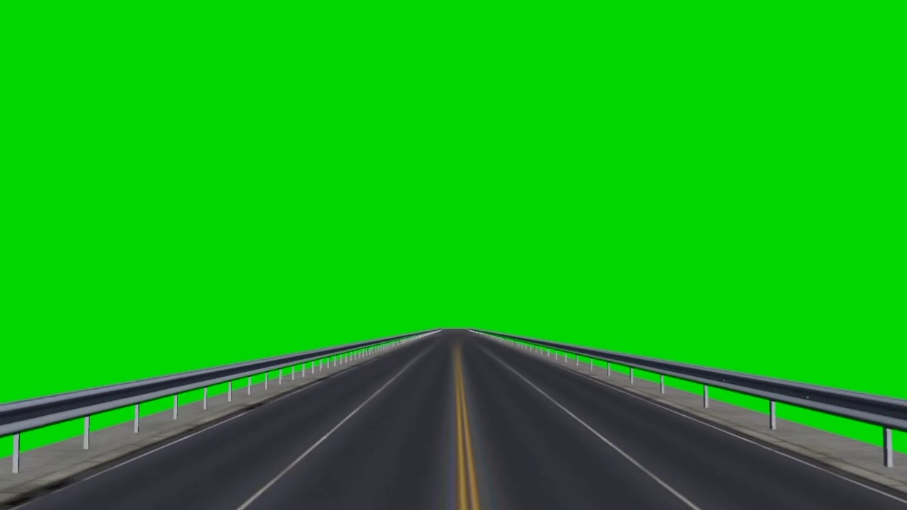 Highway Riding Green Screen | Background Effect Video - YouTube