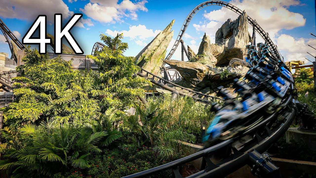VelociCoaster testing 4K off-ride Universal Studios Islands of ...