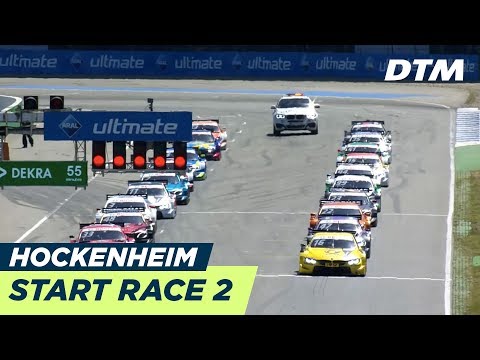 Lucas Auer with jump-start at Race 2 - DTM Hockenheim 2018