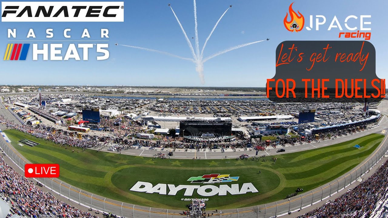 🔴 LIVE Daytona Duel Practice - Jpace Racing - YouTube