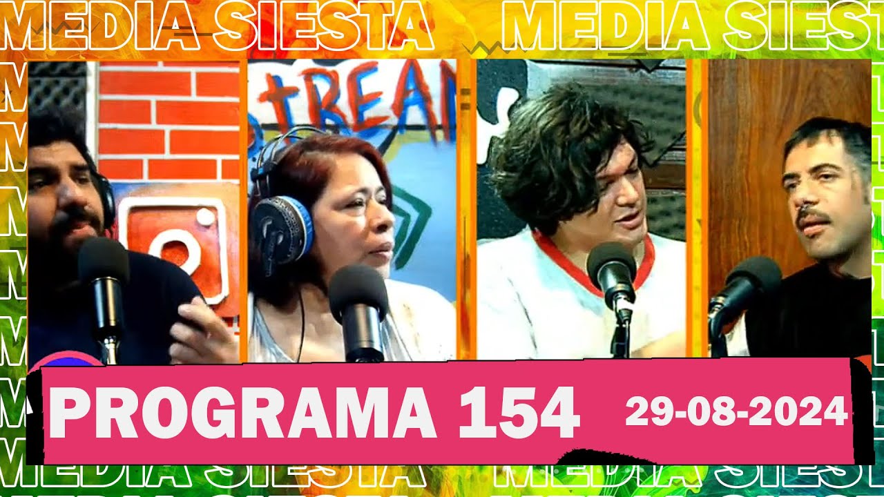 #MEDIASIESTA Programa 154 (Jueves nos visitaron Sebastián Baez y Lucas Benitez-BAez Huertos ...