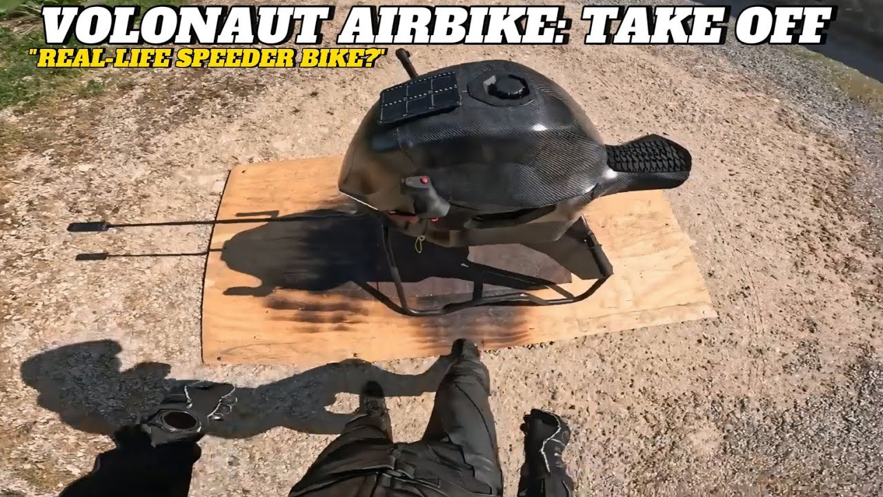 2026 NEW VOLONAUT AIRBIKE LAUNCHED: TEST RIDING A FLYING SPEEDER BIKE ...