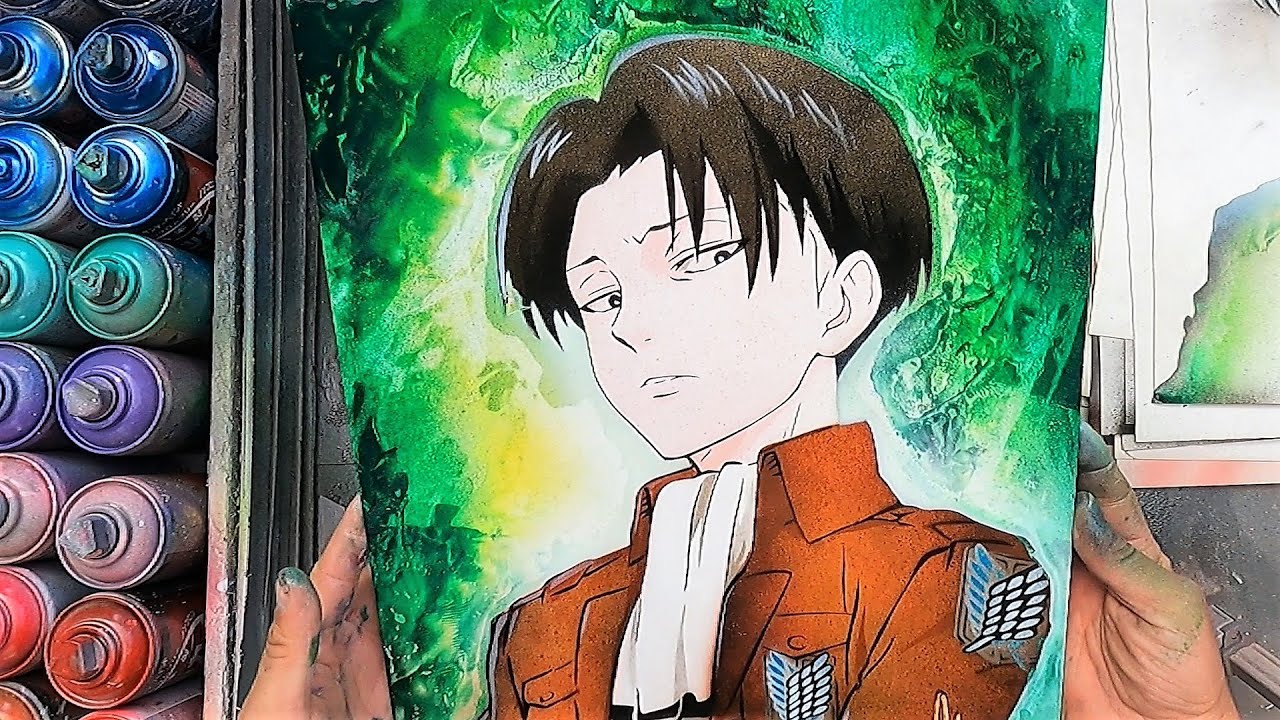 Levi Ackerman | Shingeki no Kyojin (Attack On Titan) by Spray Art Eden ...