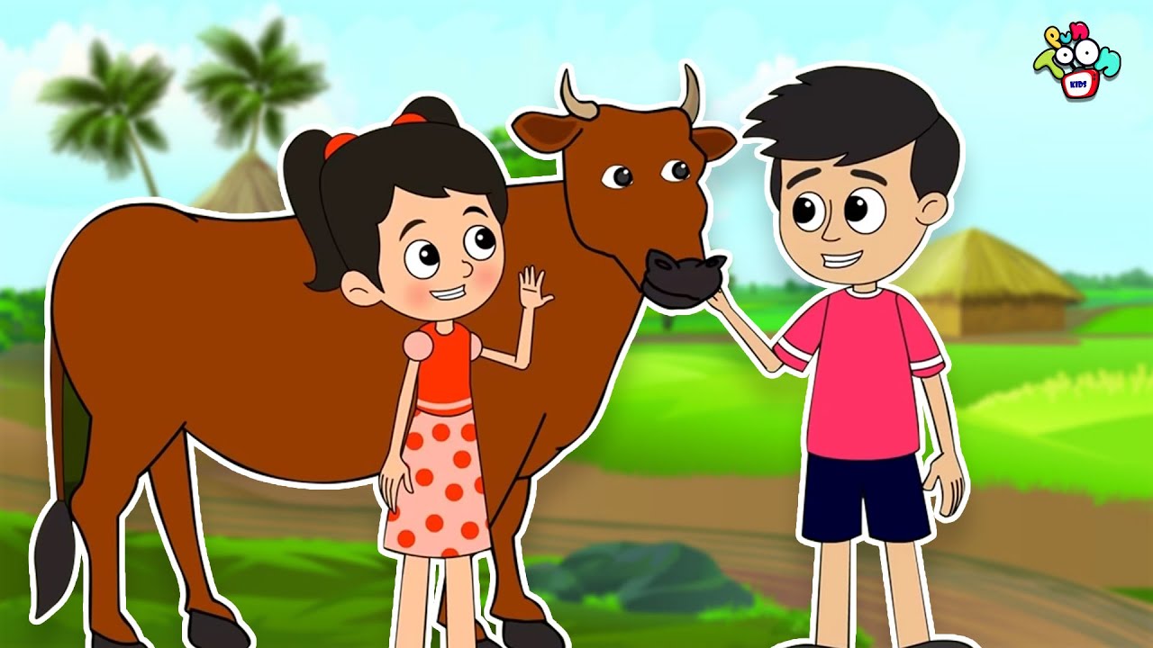 Gattu Chinki met Buffaloes | Animated Stories | English Cartoon | Moral ...