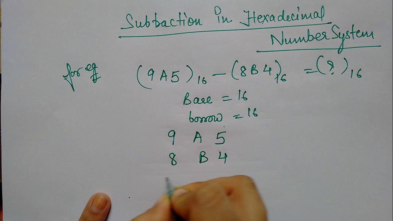 hex subtraction very very easy || made just for you - YouTube