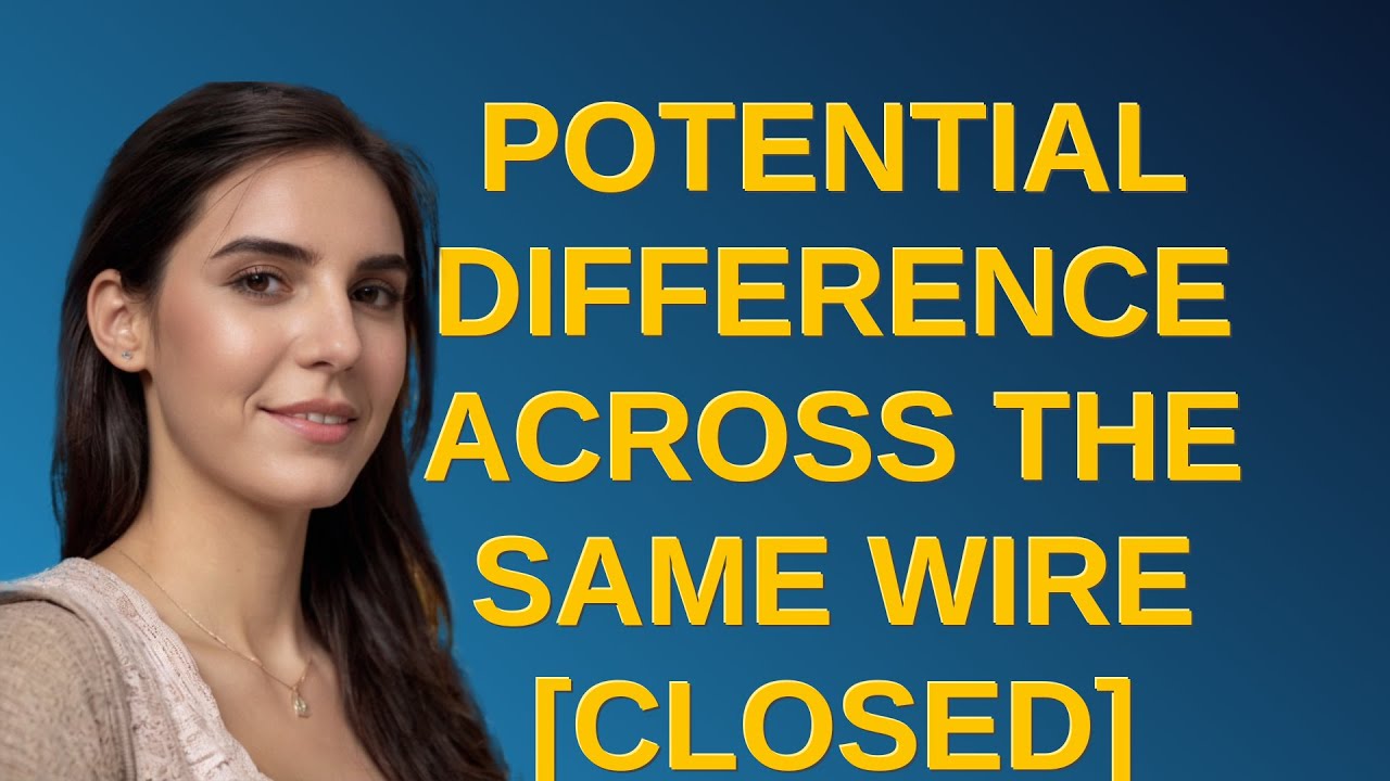 Arduino: Potential difference across the same wire closed - YouTube