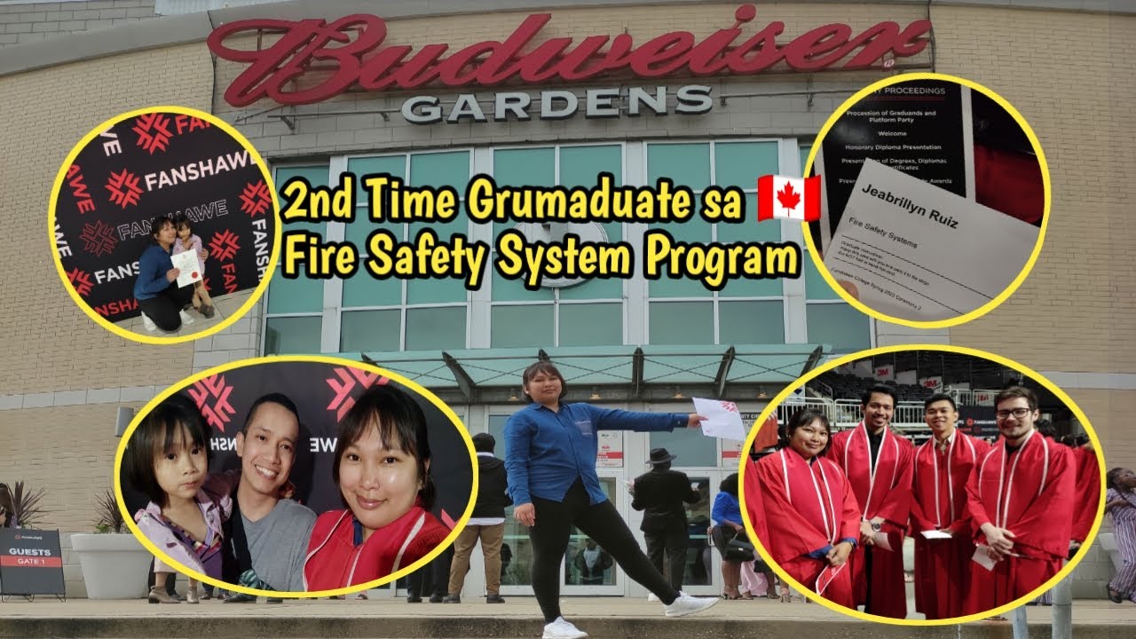 Fanshawe Graduation Day | Fire Safety System Program | Pinoy Canada ...