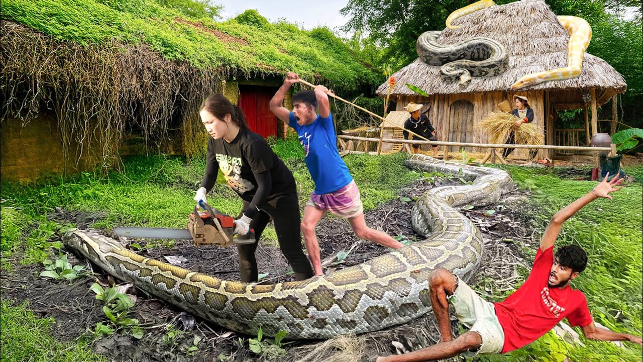 Horrific Harvest: Giant Python Attacks Country Girl and Herd of Cattle ...