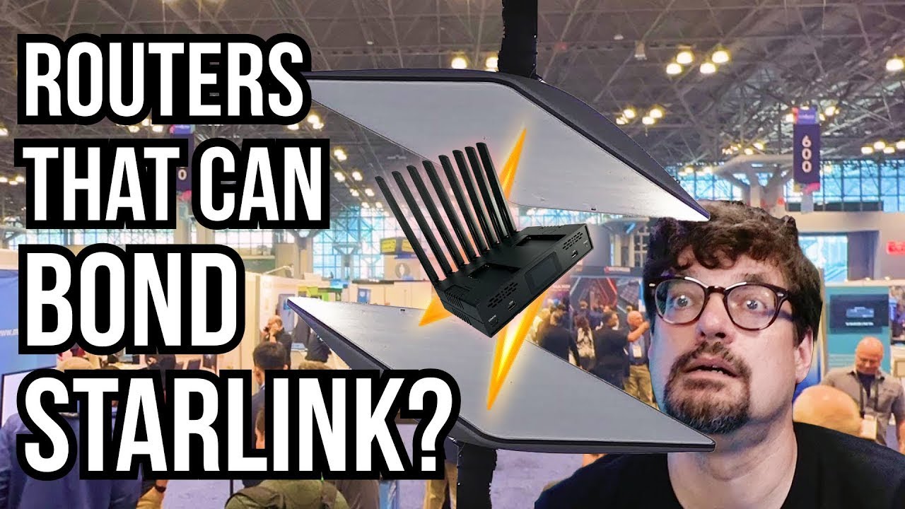 Survive tradeshows: Router that bonds Starlinks - YouTube
