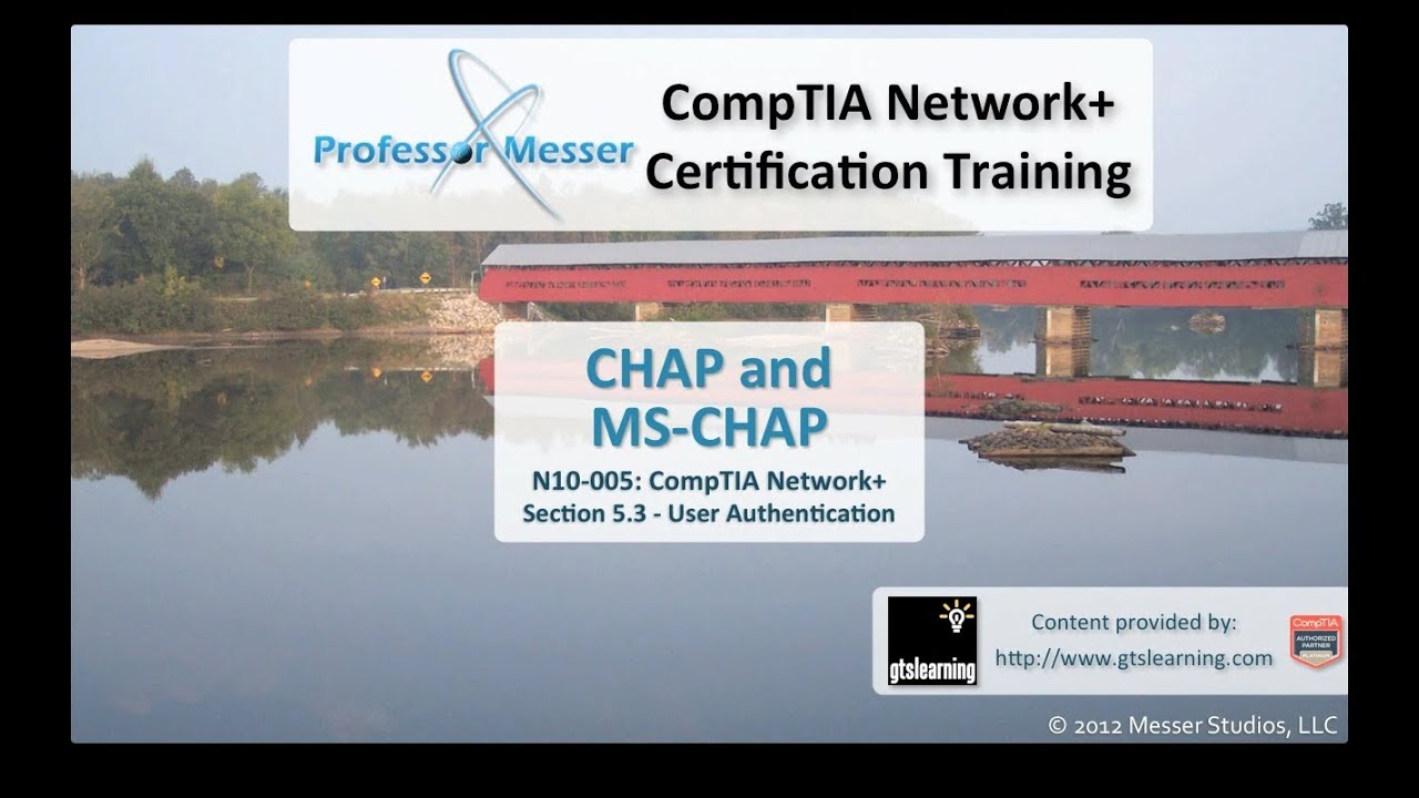 CHAP and MS-CHAP - CompTIA Network+ N10-005: 5.3 - YouTube