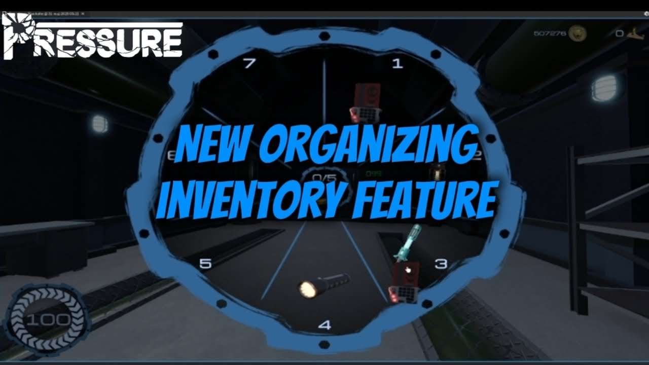New Organizing Inventory Feature | Roblox Pressure - YouTube