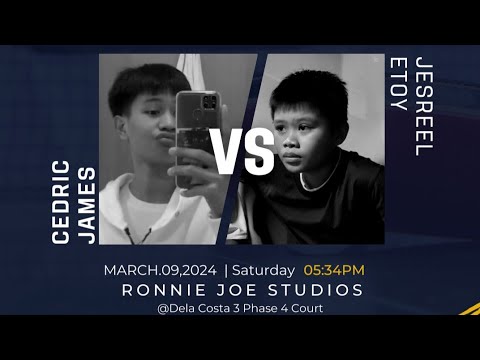 CEDRIC JAMES PALOMO 🆚 JESREEL SEACOR ft. Phase 4 Dela Costa 3 | March.09,2024. - YouTube