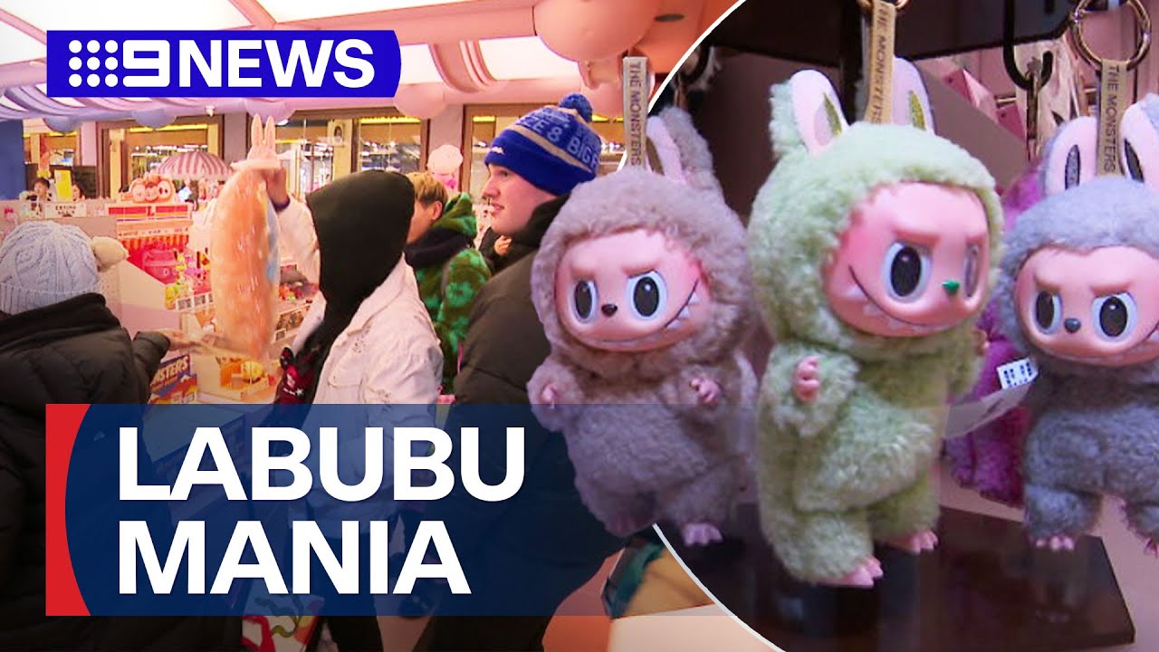 New Labubu store in Melbourne draws massive crowds | 9 News Australia ...