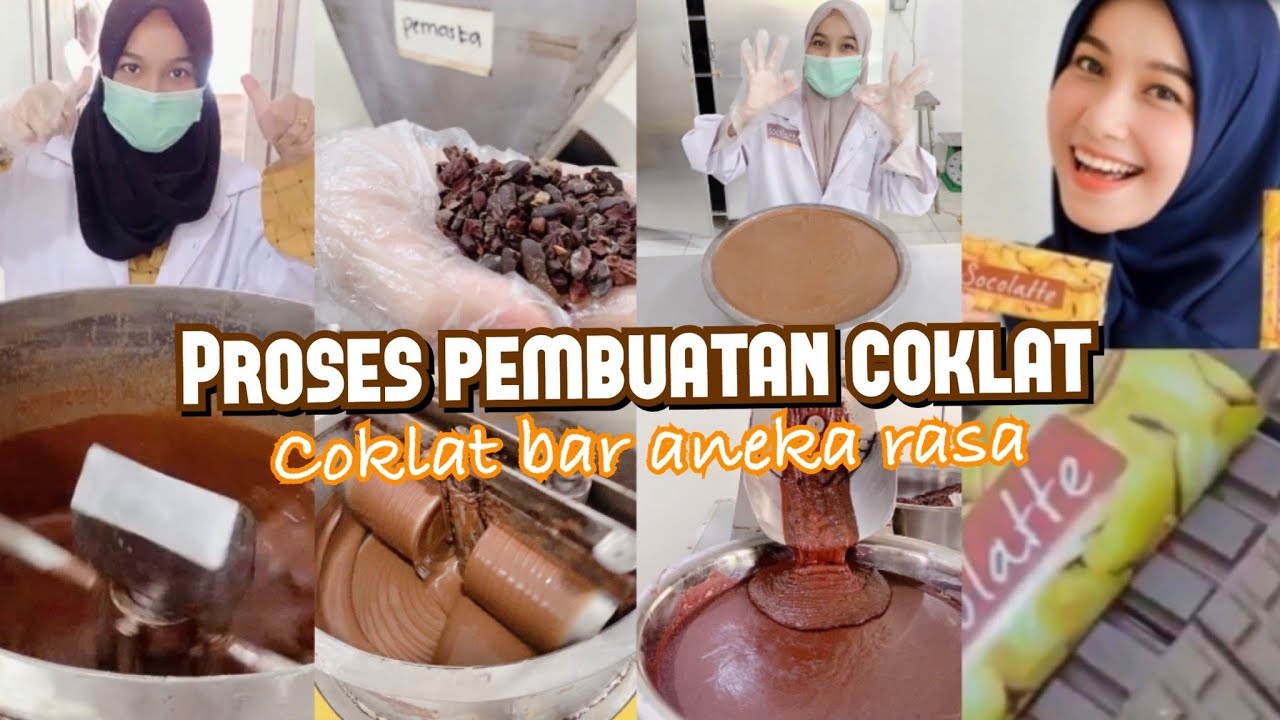 PROSES PEMBUATAN COKLAT DENGAN MESIN CANGGIH... | PART 2 - YouTube