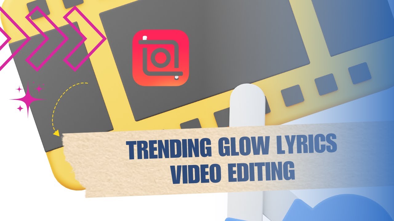 How to Create Trending Glow Lyrics Video Editing with InShot Video ...