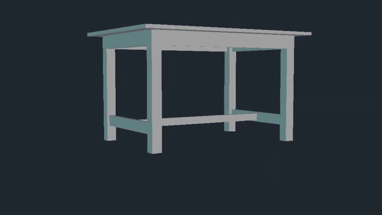 AutoCAD Table Design | AutoCAD Table Animation | Table animation in ...