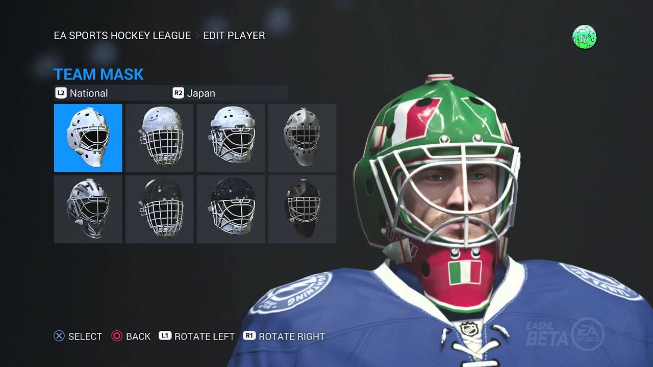 NHL 16: NEW GOALIE MASKS!!! (SHL, Liiga, DEL, ELH, NL, Norway, National ...