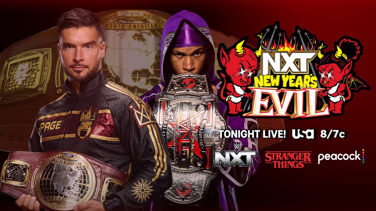 WWE 2k25 - ( New Year’s Evil ) Ethan Page vs Leon Slater FOR NXT NORTH ...