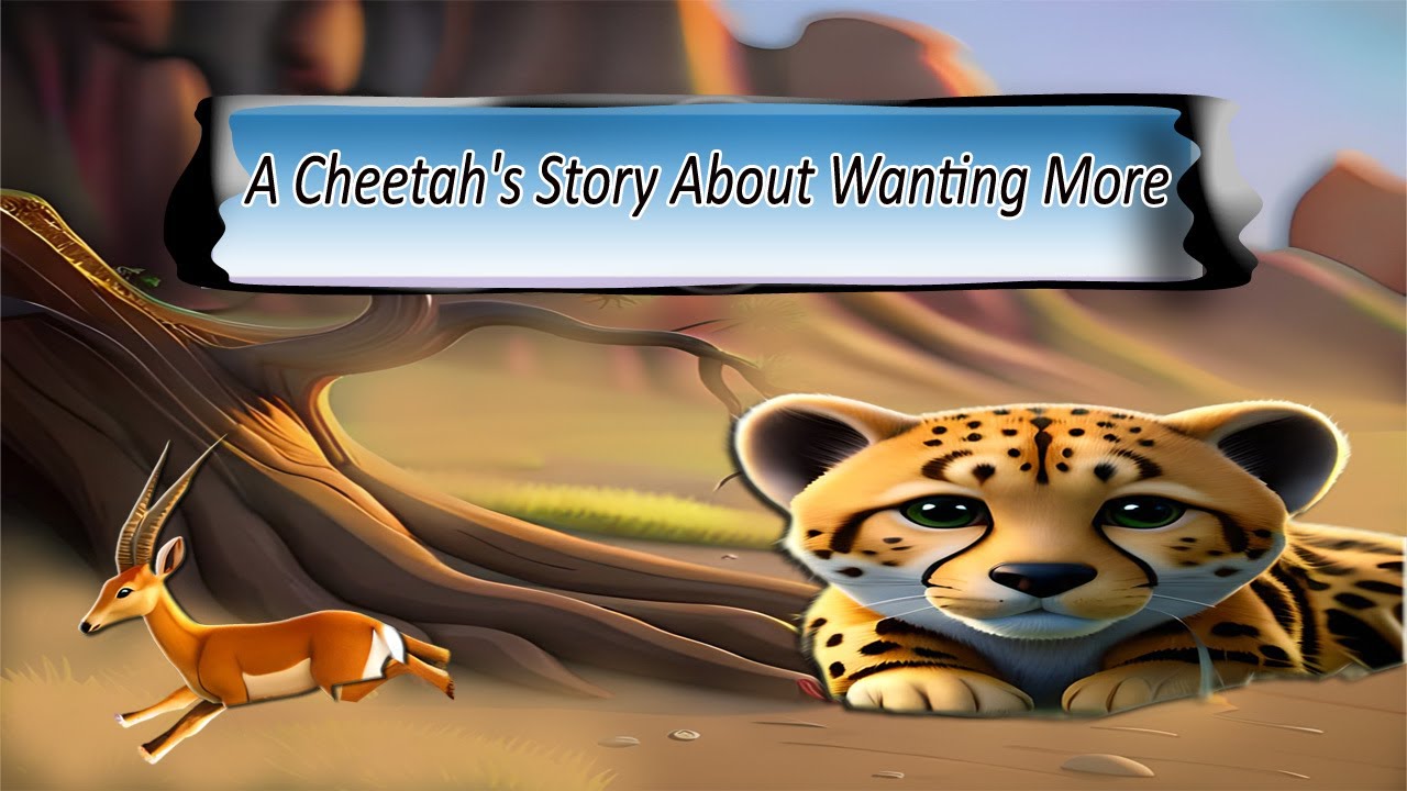 A Cheetah's Story About Wanting More | English Short Story - YouTube