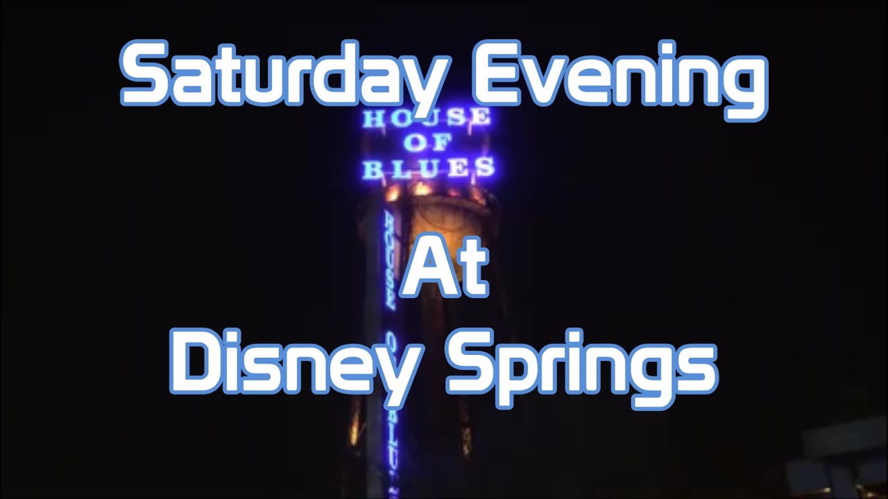 Disney Springs | Saturday Evening Fun in 4K | September 2015 - YouTube