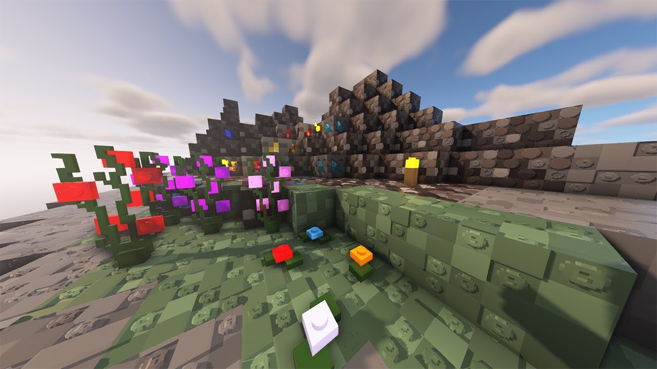 Lego Textures In Minecraft - YouTube