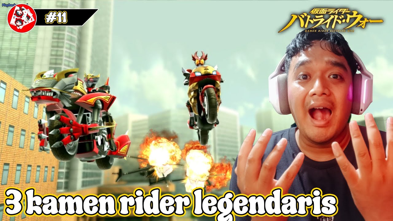 🏍️ Kamen Rider Motor Terbang & Ledakan Gila! | Battride War Indonesia ...