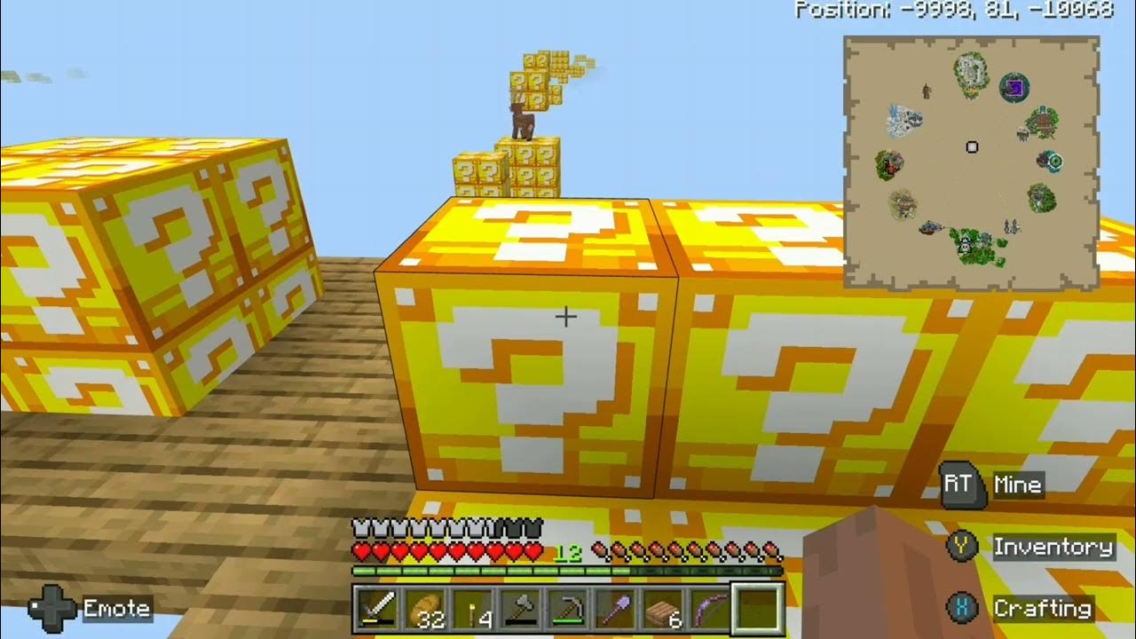 Minecraft One Block Lucky Block - YouTube