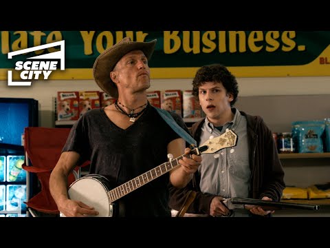 Zombies at the Grocery Store | Zombieland (Woody Harrelson, Jesse Eisenberg)