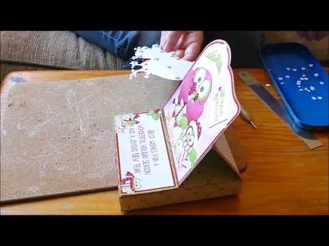 Easel Card With Drawer Tutorial - YouTube