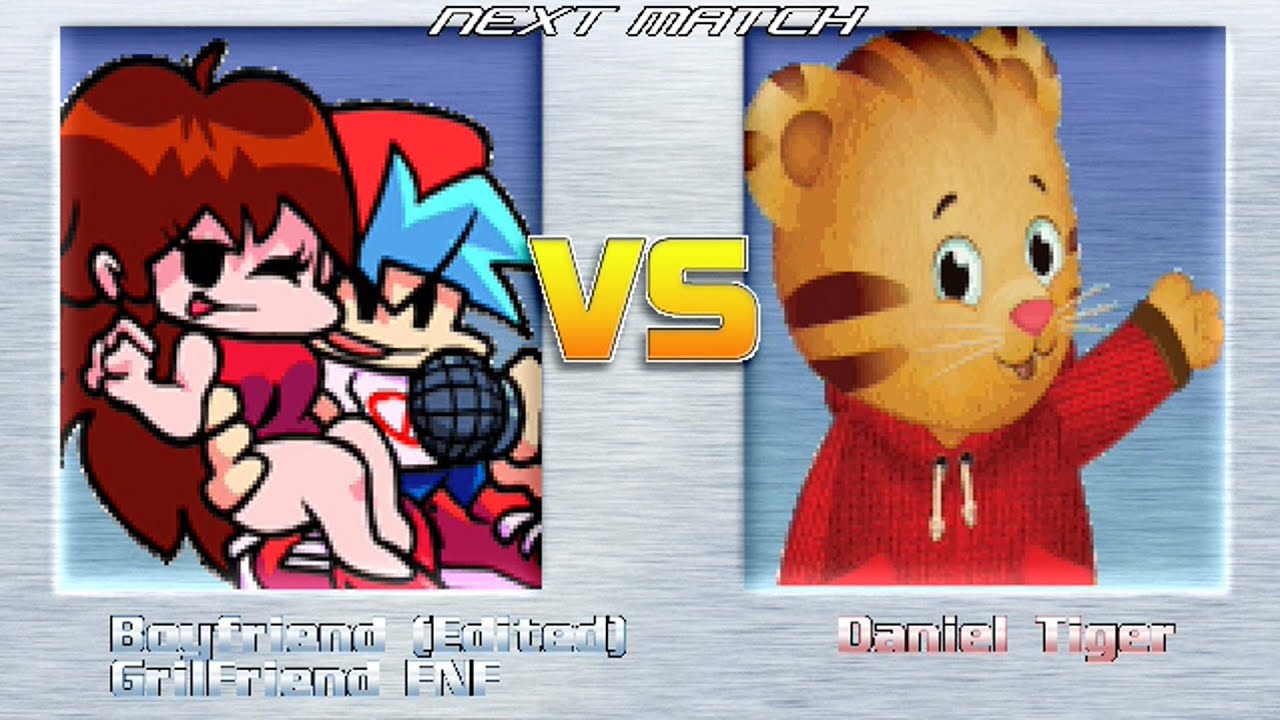 M.U.G.E.N BATTLES | Boyfriend/Girlfriend vs Daniel Tiger | FNF vs ...